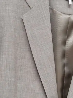 Loewe Wool Single-breasted Jacket - Grey