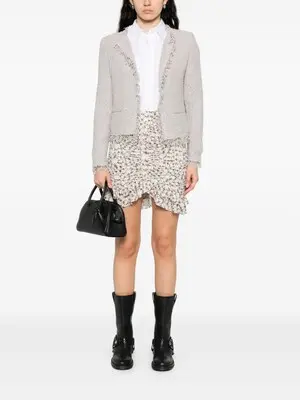 IRO PARIS Shavani Cotton Jacket - Grey