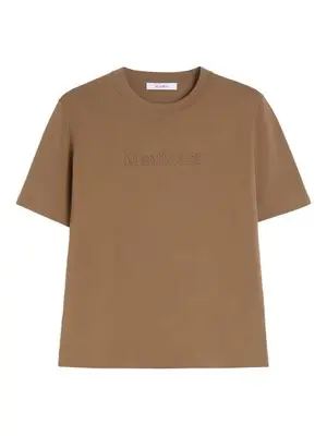 Max Mara Cotton T-shirt - Brown
