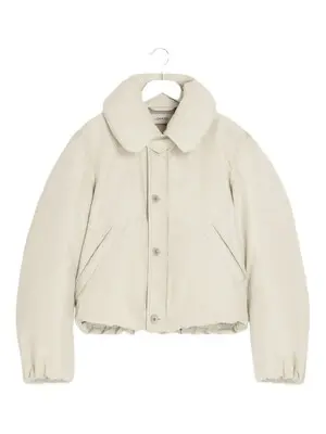 LEMAIRE Short Puffer Jacket - White