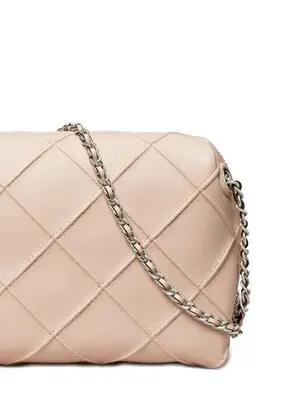 Tory Burch Fleming Leather Crossbody Bag - Pink