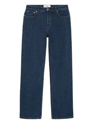 Ami Paris Medium Wash Jeans For Men