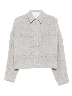 IRO PARIS Pabli Cotton Jacket - Grey
