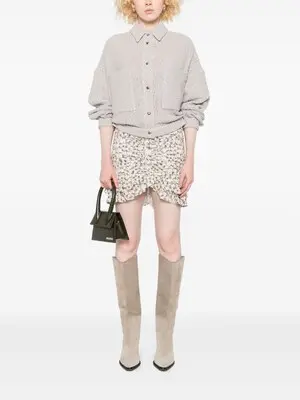 IRO PARIS Pabli Cotton Jacket - Grey