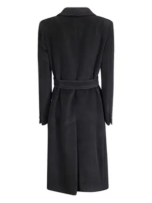 Tagliatore Wool Double-breasted Coat - Black