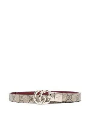Gucci Gg Marmont Reversible Belt - Red