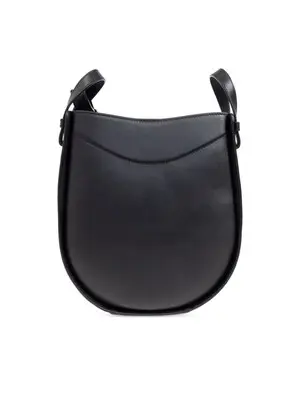 Loewe Hammock Leather Shoulder Bag - Black