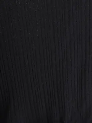 Fendi V-necked Wool Sweater - Black