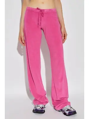 Balenciaga Velvet Trousers - Pink
