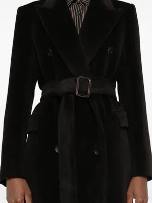 Tagliatore Wool Double-breasted Coat - Brown