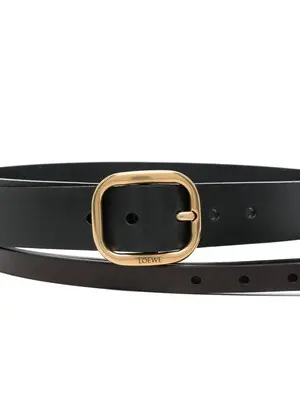 Loewe Leather Belt - Black