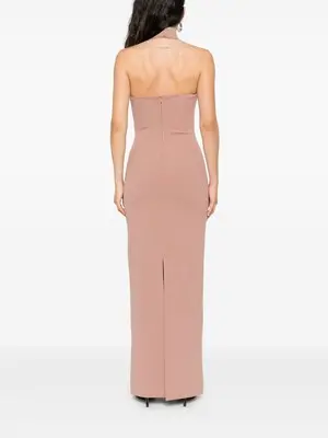 Solace London Ilona Maxi Dress - Beige