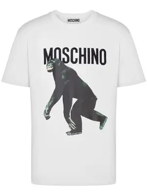 Moschino Printed T-shirt - White