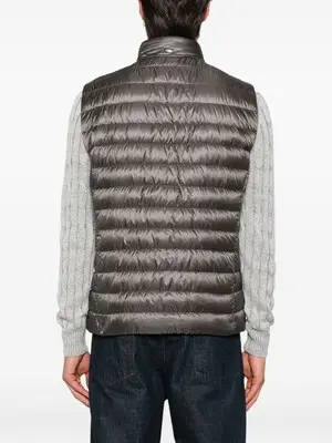 Herno Nylon Down Vest - Grey
