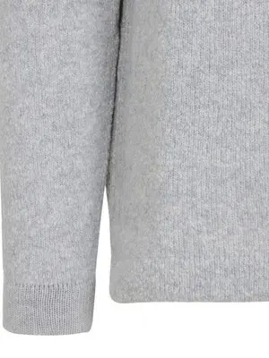 Stone Island Wool Blend Crewneck Sweater - Grey