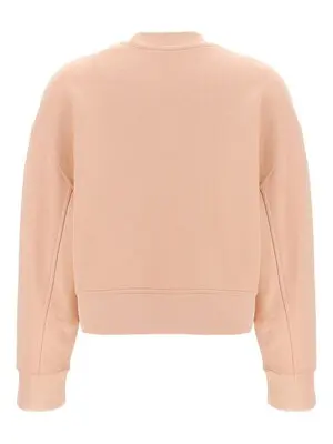 Moncler Logo Cotton Sweatshirt - Pink