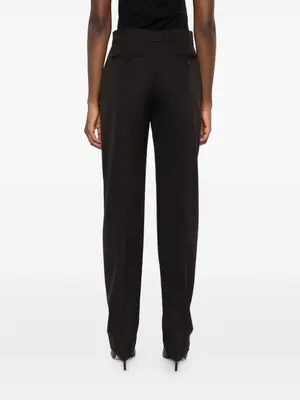 Alexander McQueen Wool Trousers - Brown