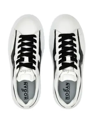 Hogan H-stripes Leather Sneakers