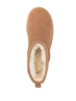 UGG Classic Ultra Mini Platform Boots - Beige