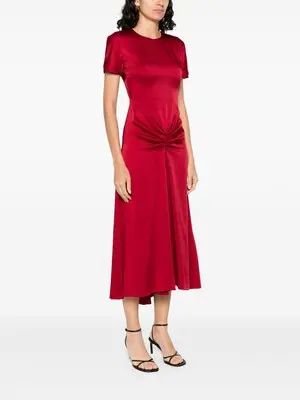 Victoria Beckham Midi Dress - Red