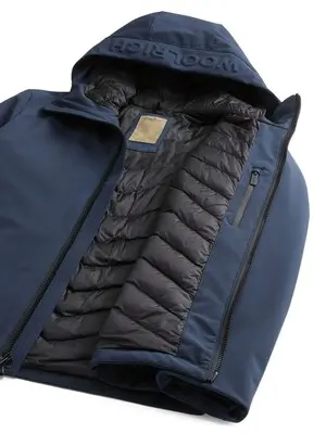 Woolrich Logo Jacket - Blue