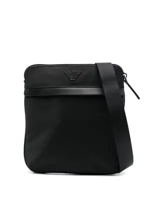 Emporio Armani Nylon Crossbody Bag - Black