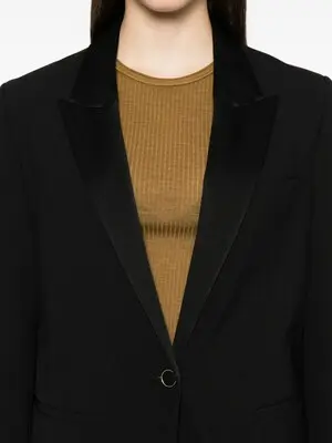 FORTE_FORTE Wool Blend Single-breasted Jacket