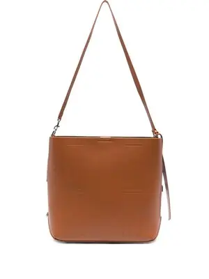 Hogan Hocket Medium Leather Hobo Bag - Brown