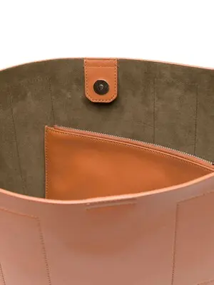 Hogan Hocket Medium Leather Hobo Bag - Brown