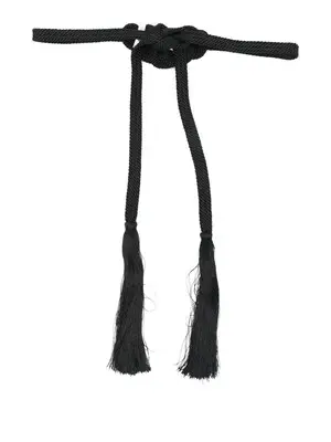 FORTE_FORTE Tassels Belt - Black