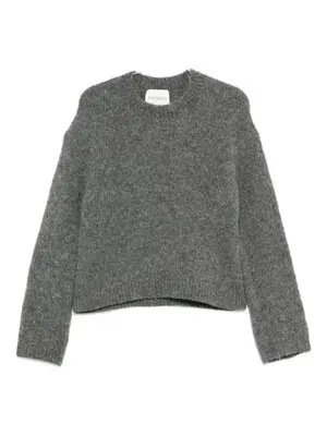 Closed Wool Crewneck Jumper - Grey