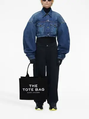 Marc Jacobs The Large Tote Canvas Tote - Black