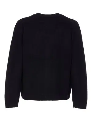 Maison Kitsuné Wool V-neck Cardigan - Black