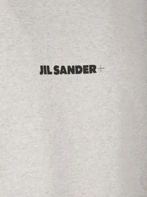 JIL SANDER Cotton Sweatshirt - Grey