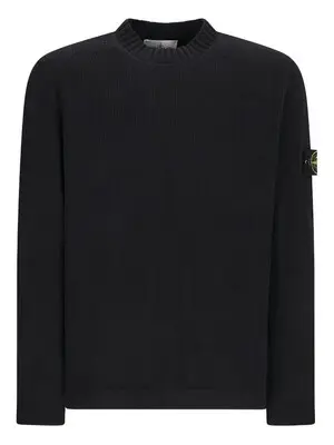 Stone Island Ribbed Crew Neck Sweater