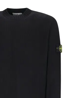 Stone Island Ribbed Crew Neck Sweater