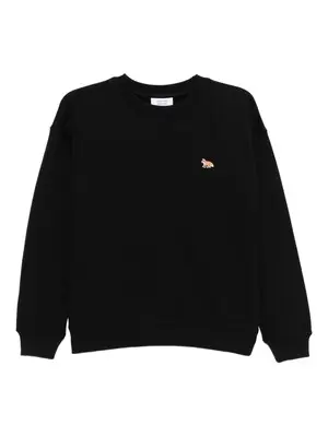 Maison Kitsuné Baby Fox Cotton Sweatshirt - Black