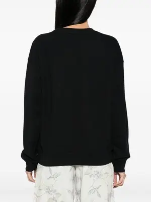 Maison Kitsuné Baby Fox Cotton Sweatshirt - Black