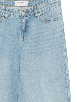 Ermanno Scervino Wide-leg Denim Jeans