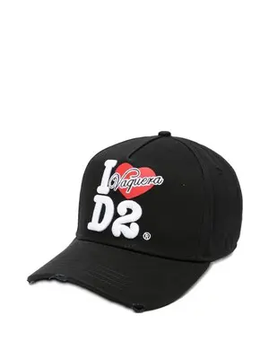 Dsquared2 Logo Baseball Cap - Black