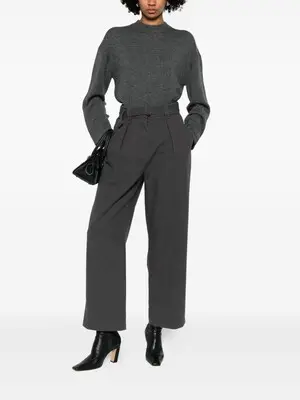 Max Mara Cashmere Wool Crew Neck Sweater