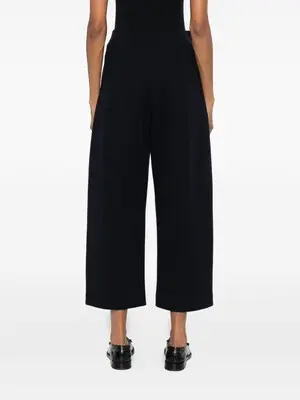Max Mara Wool And Cotton Trousers - Blue