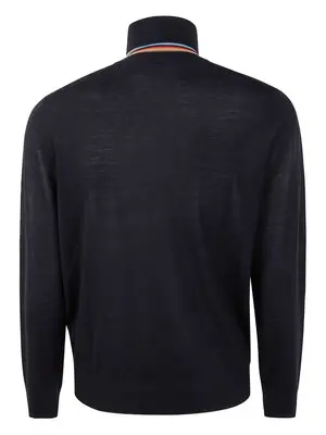 Paul Smith Wool Turtleneck Sweater - Black