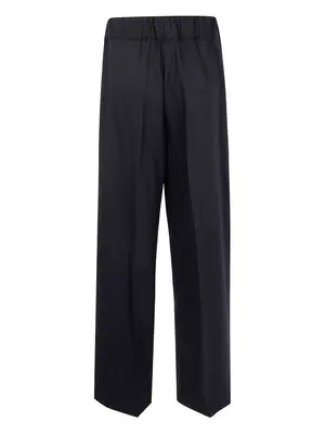 SEMICOUTURE Wool Wide Leg Trousers