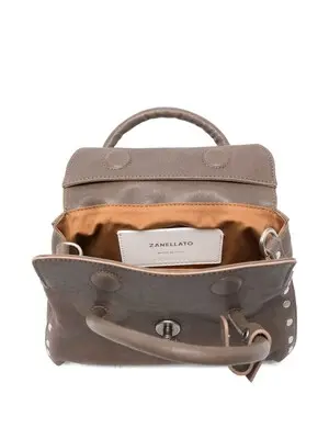 ZANELLATO Dotta Centauro Small Handbag - Grey