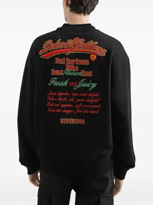 Dolce & Gabbana Sweatshirt With Graphic Print And Logo Details