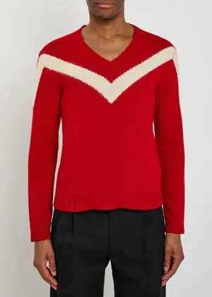 Valentino Garavani Intarsia Wool Jumper