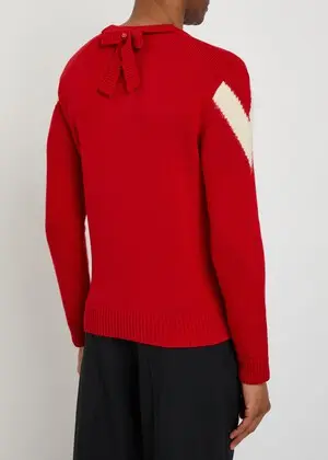 Valentino Garavani Intarsia Wool Jumper