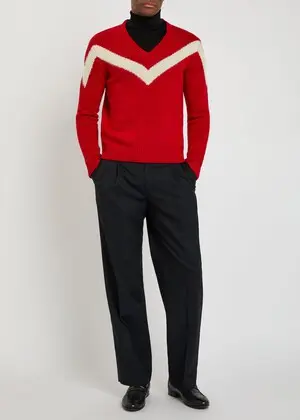 Valentino Garavani Intarsia Wool Jumper