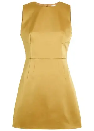 Staud Garden Satin Mini Dress